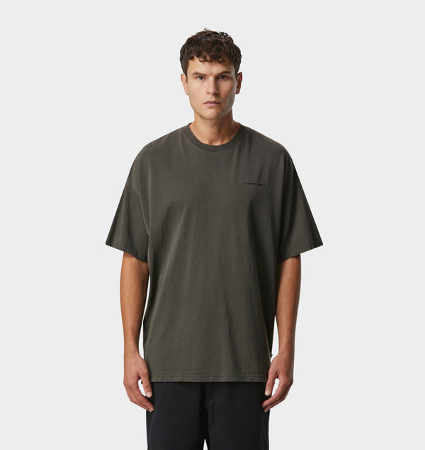 Box Fit Tee in Washed Black | I Love Ugly US