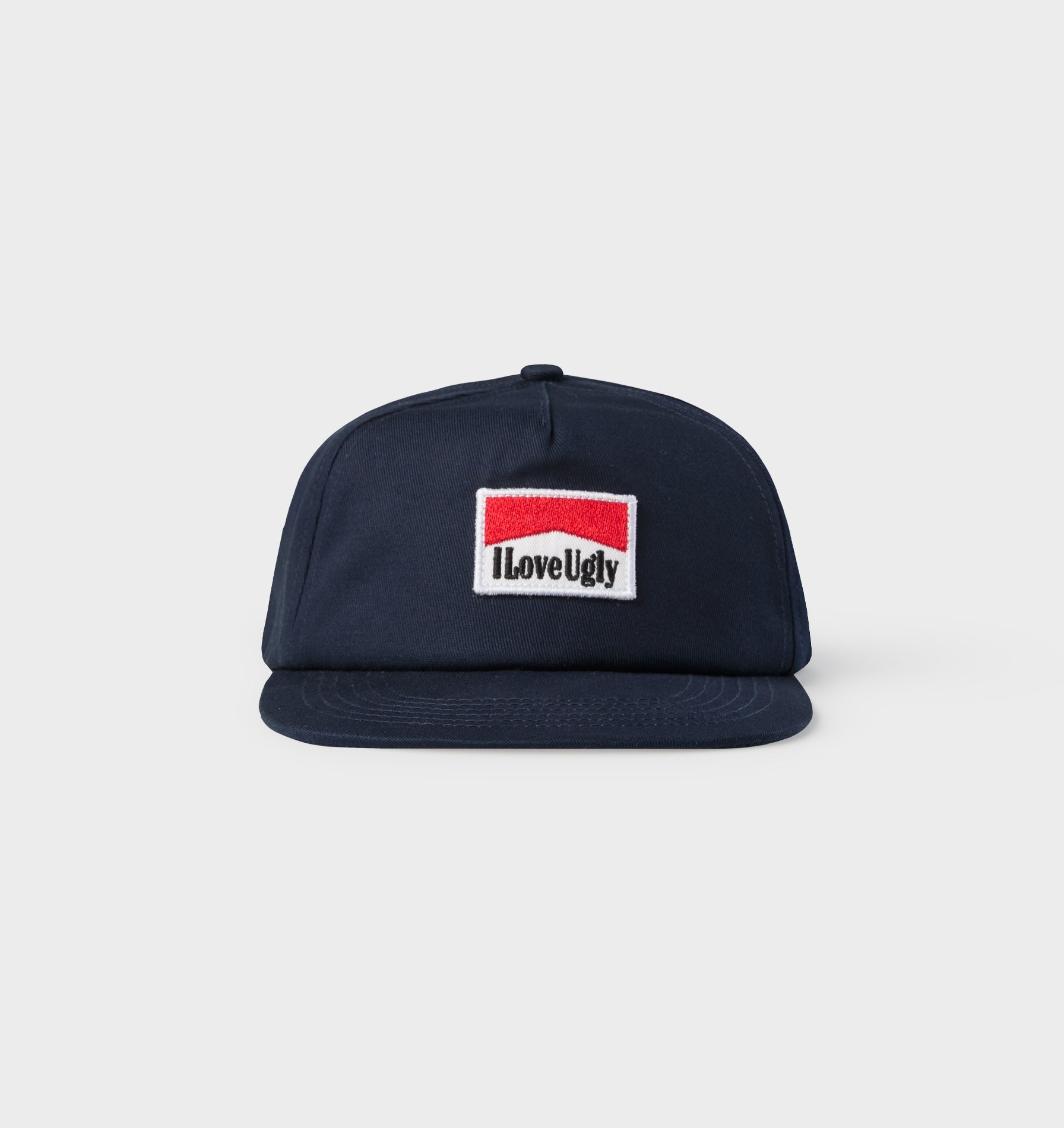 Patchwork Ryder Cap - Navy | I Love Ugly US
