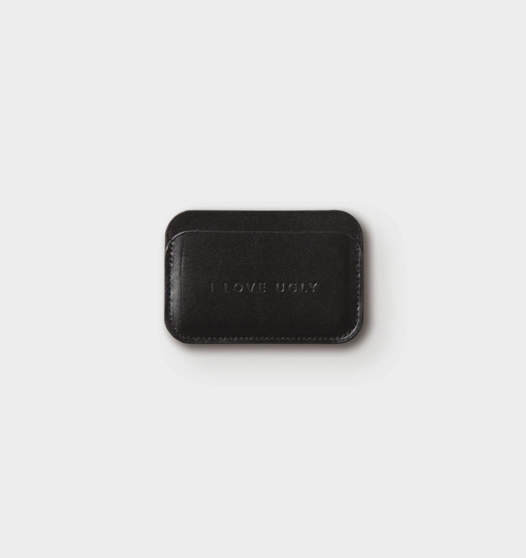 Dustin Card Wallet in Black | I Love Ugly US