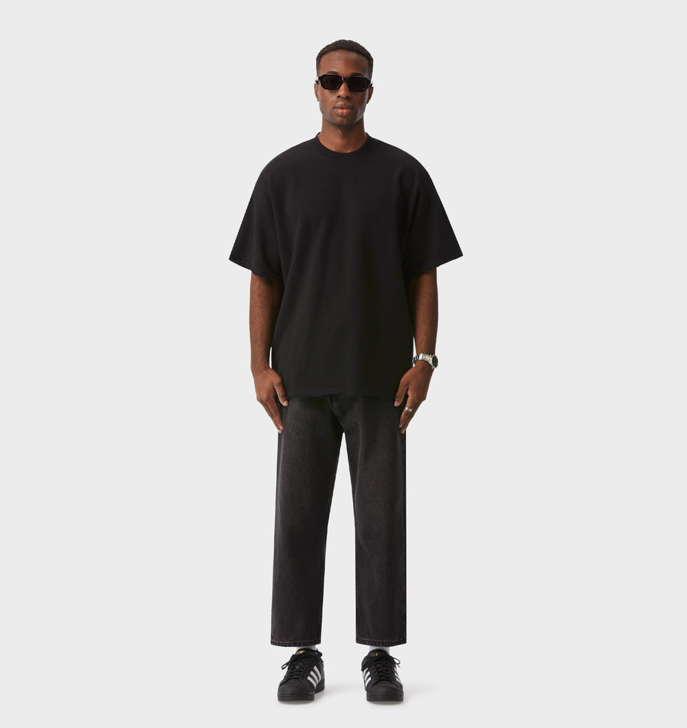 Samson Cropped Denim Pant in Washed Black | I Love Ugly US